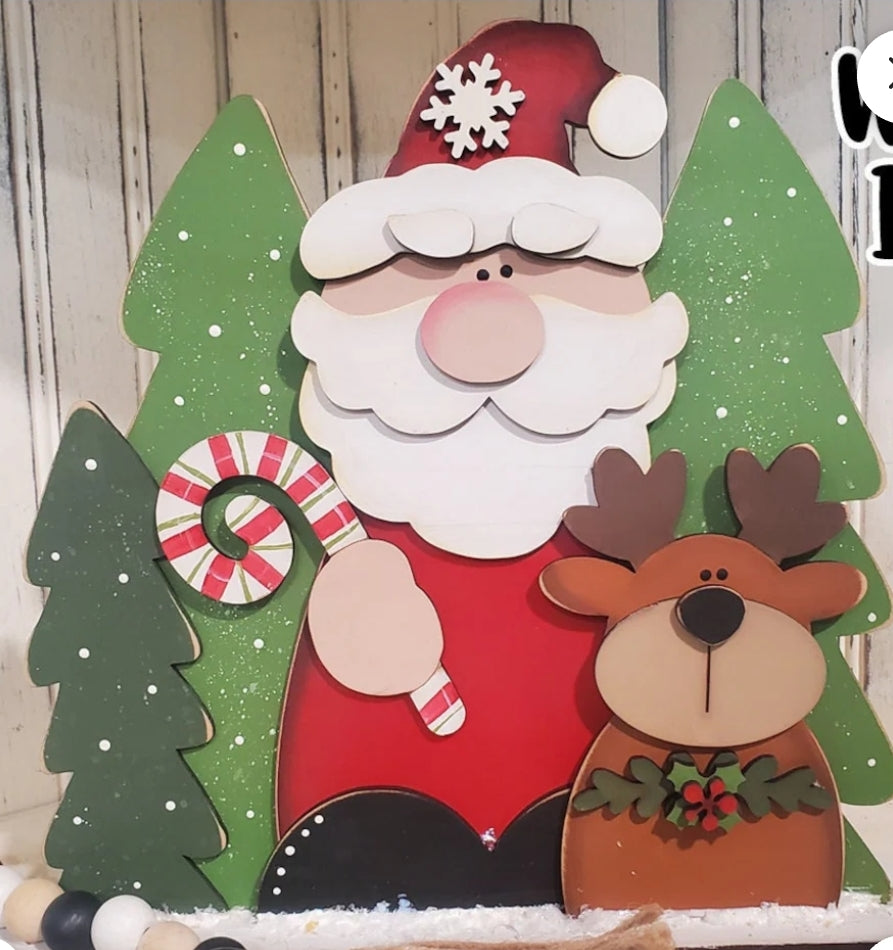 Santa and reindeer – Custard cuts